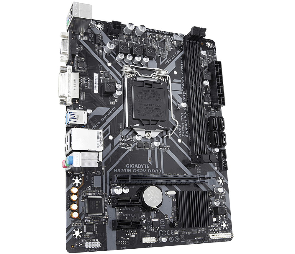Gigabyte H310M DS2V 2.0 - Motherboard Specifications On MotherboardDB